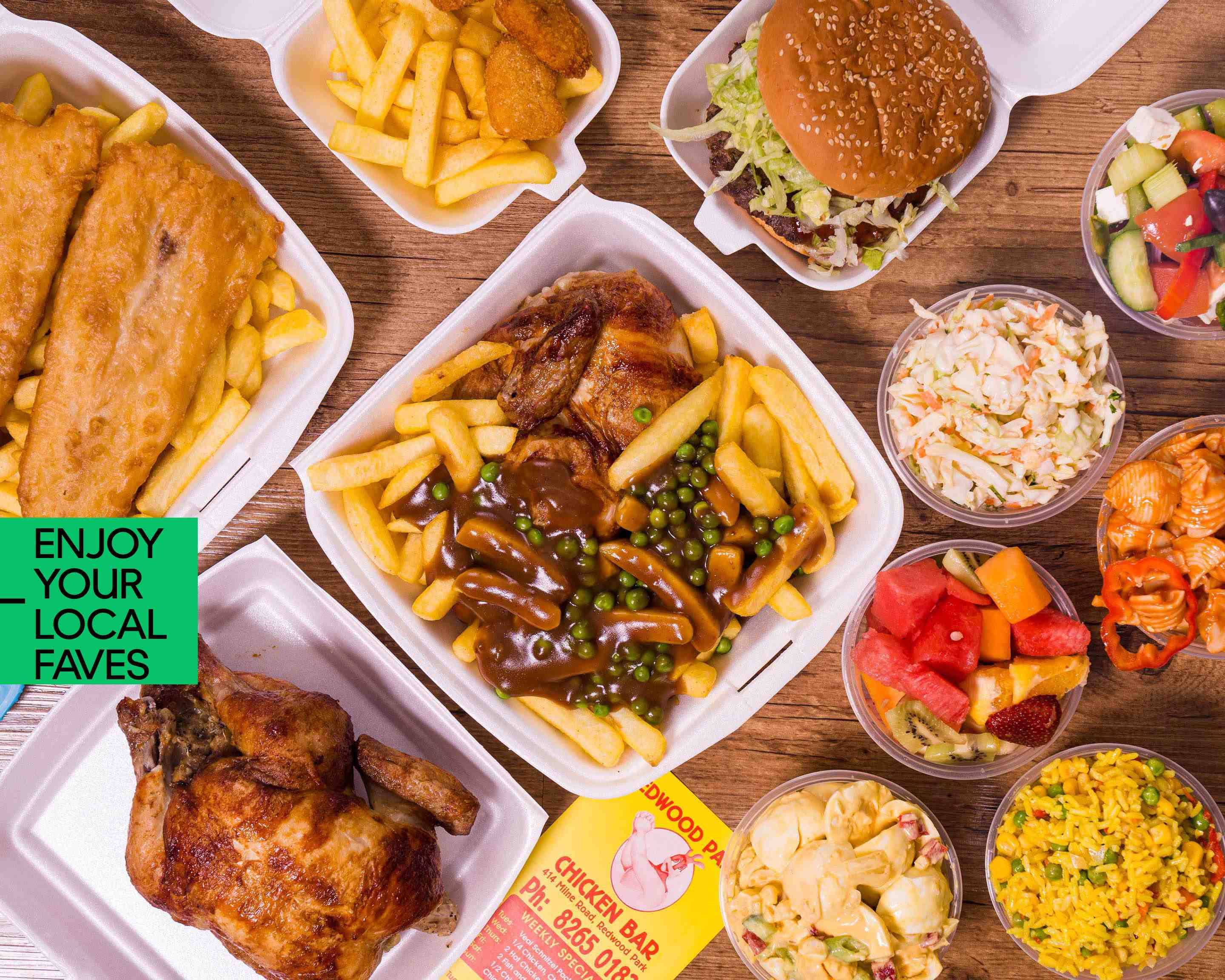 Redwood Park Chicken Bar Menu Takeout in Adelaide | Delivery Menu ...