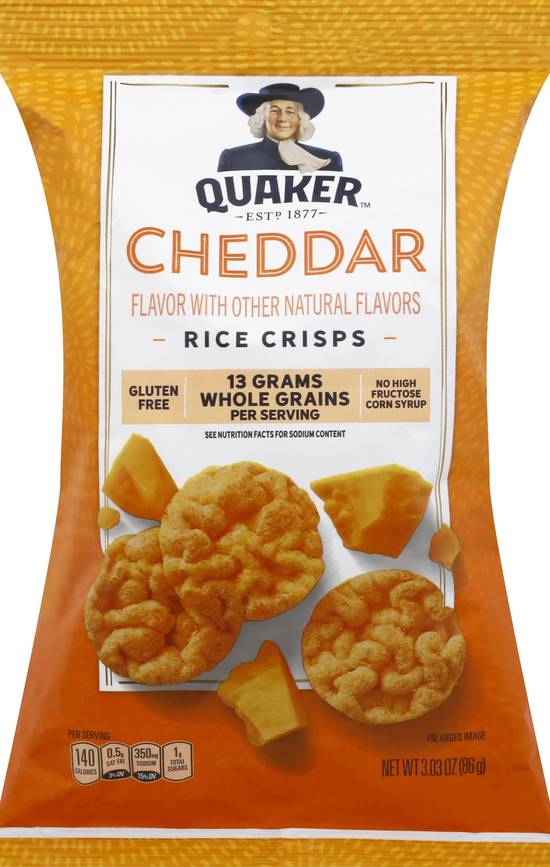 Quaker Cheddar Rice Crisps | Delivery Near You | Uber Eats
