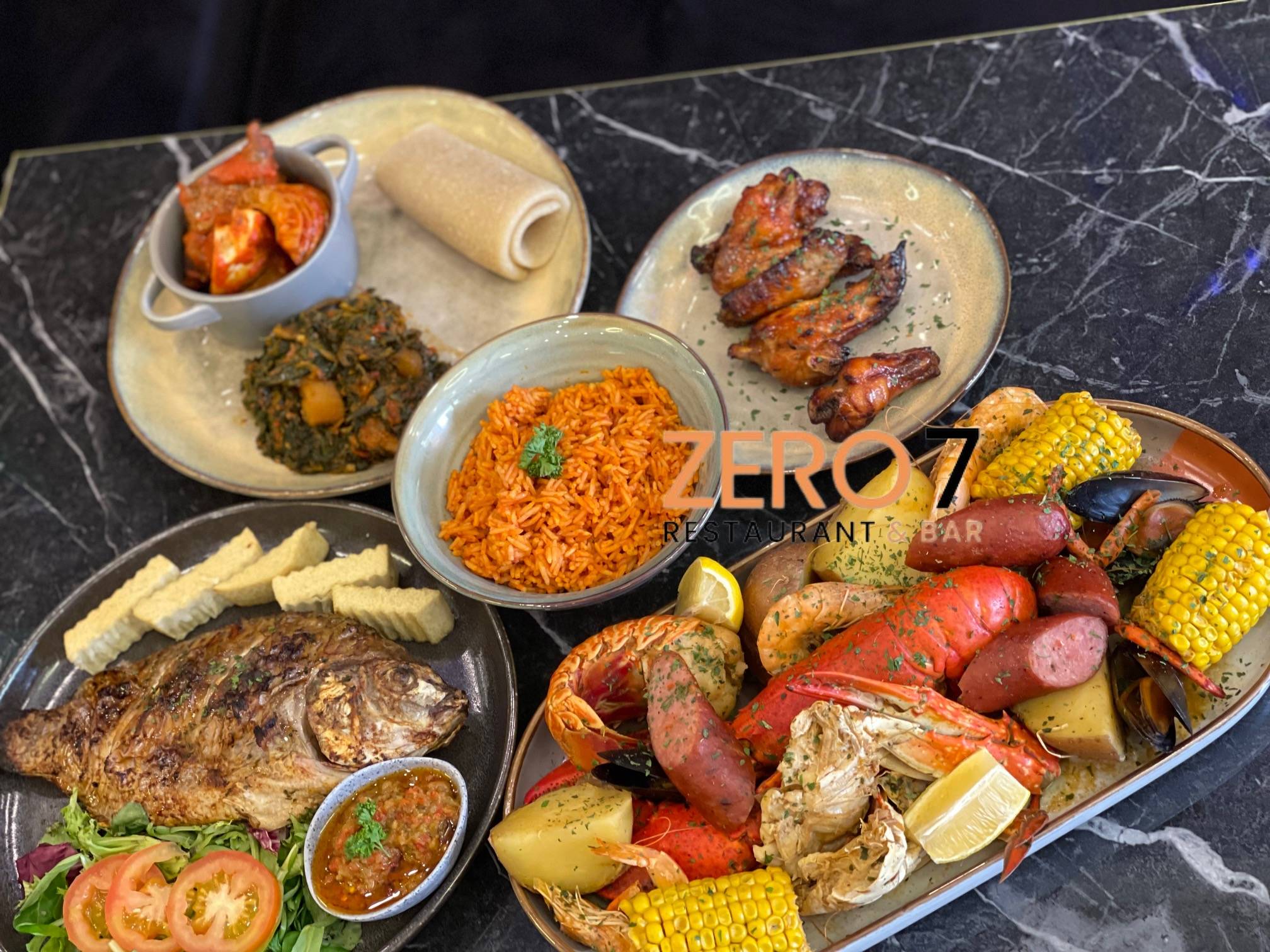 Zero7 Restaurant and Bar Menu & Prices - London Delivery - Order with ...