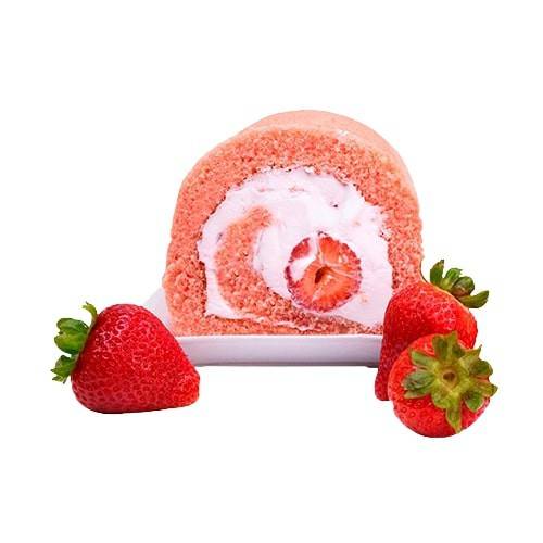 Gateau Mini Strawberry Roll Cake (1 unit) | Delivery Near You | Uber Eats