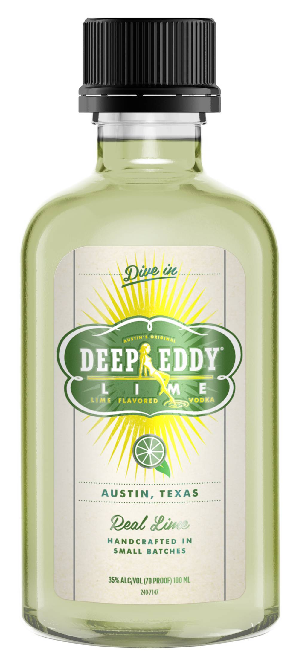Deep Eddy Lime Vodka (100 ml) | Postmates