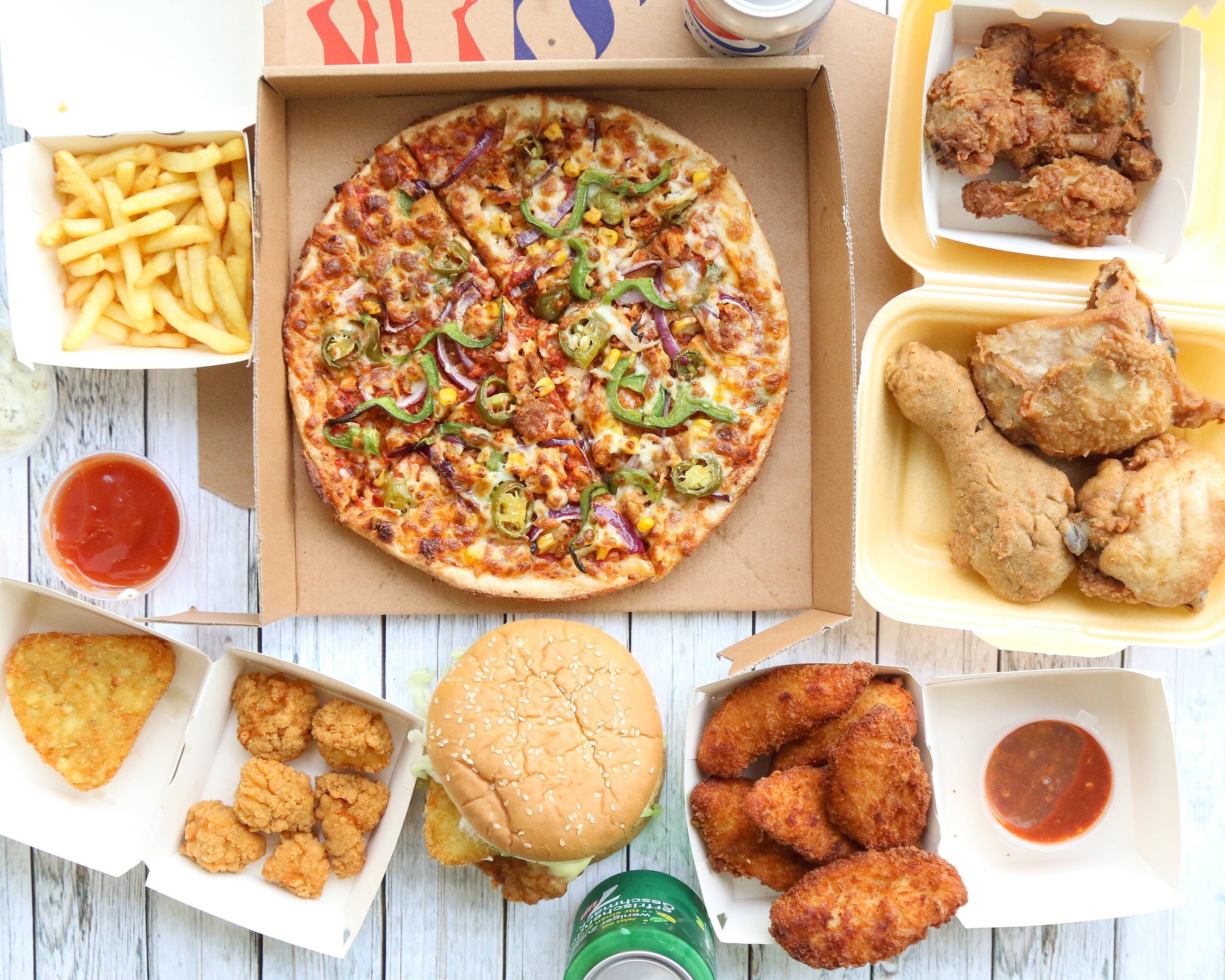 Aros Crunchy Fried Chicken and Pizza Menu & Prices - Oldham Delivery ...