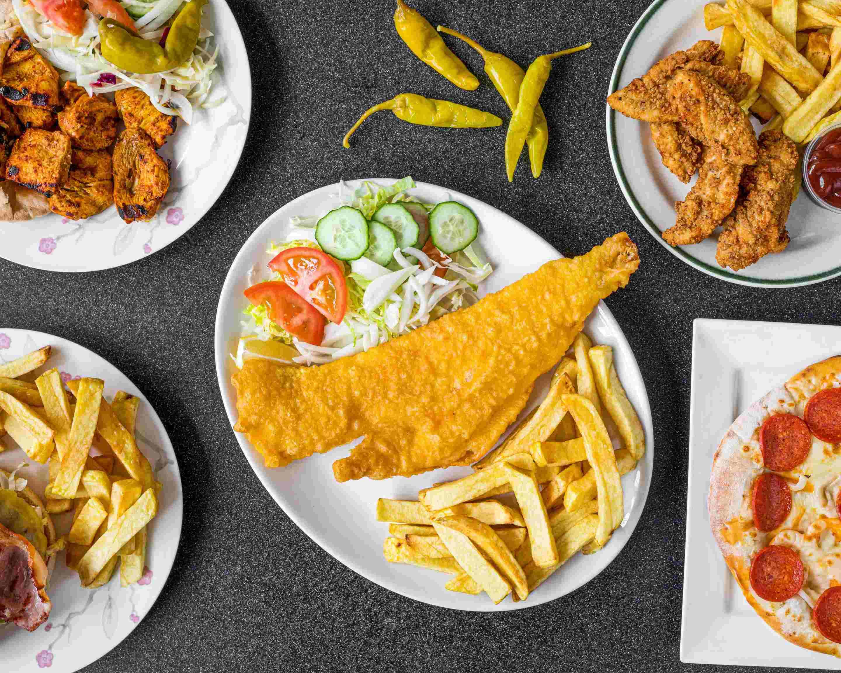 Addlestone Plaice Fish Chips Kebabs & Pizzas Menu & Prices - Adgestone ...