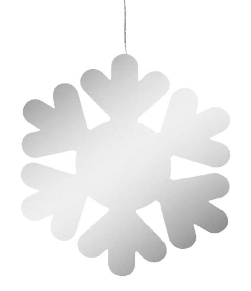 Home Accents Holiday Set de luces led copo de nieve efecto espejo ...