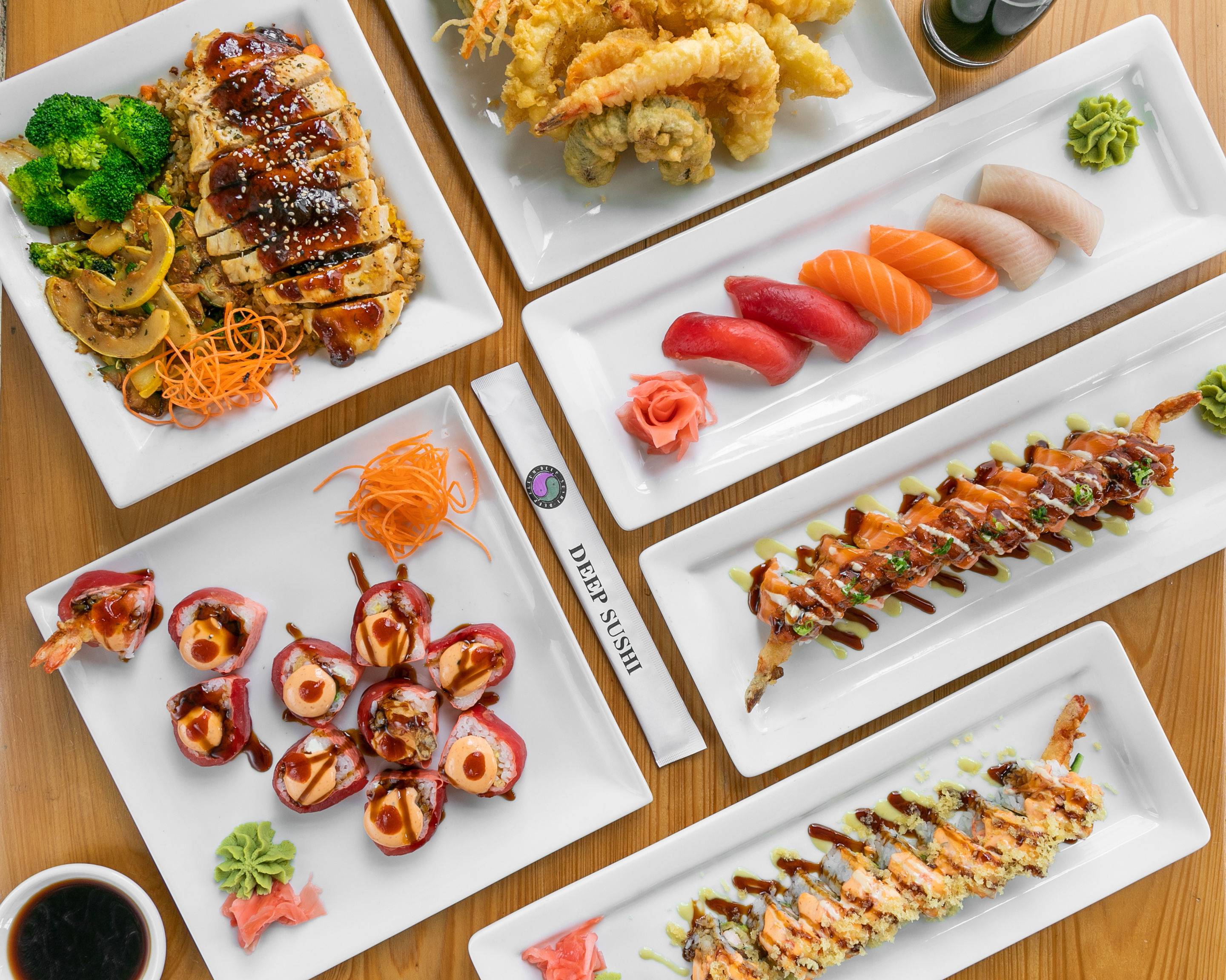 Order Deep Sushi Menu Delivery in Dallas | Deep Sushi Prices | Uber Eats