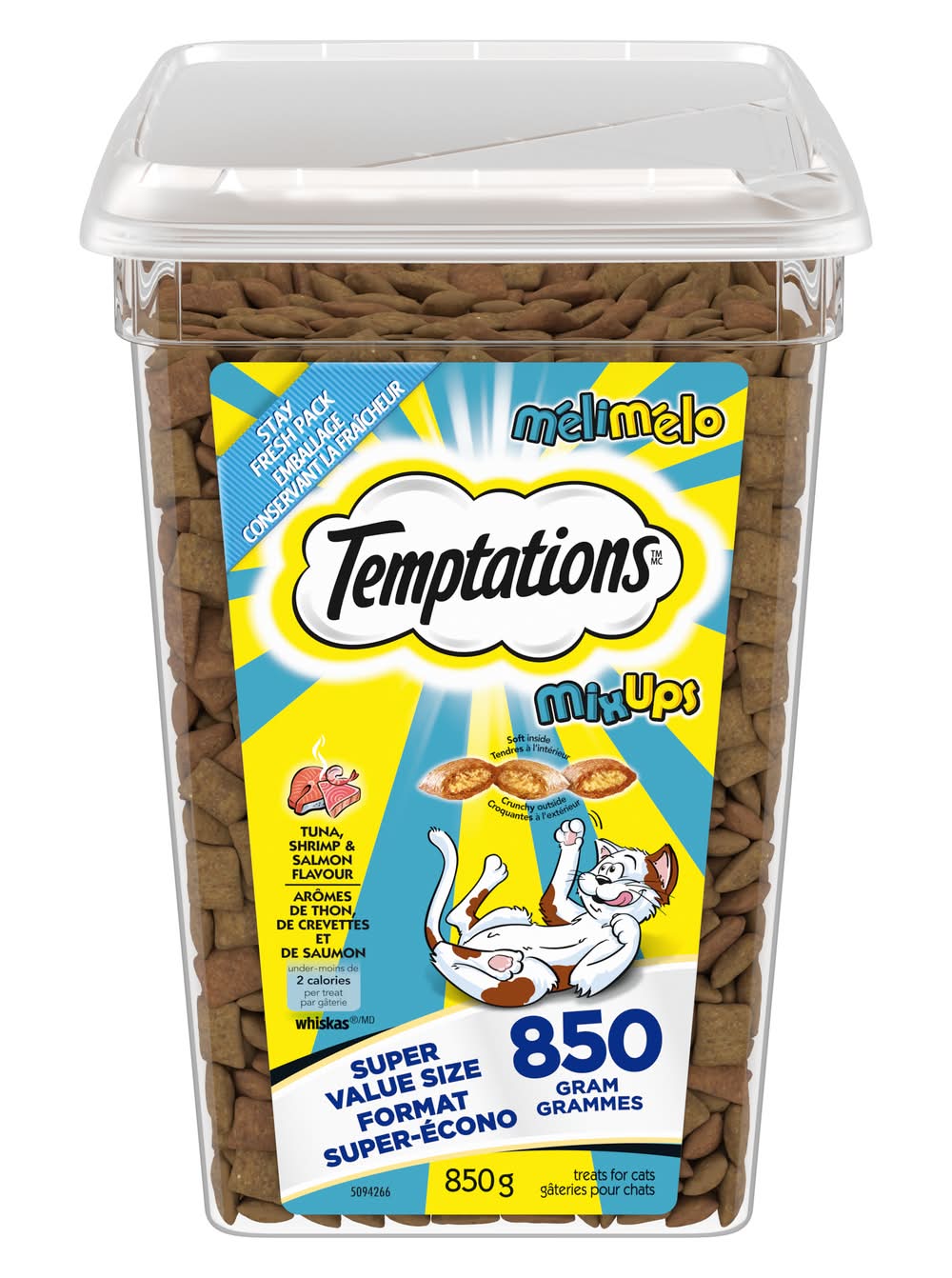 Order Temptations Mix Ups Soft & Crunchy Value Size Adult Cat Treats ...