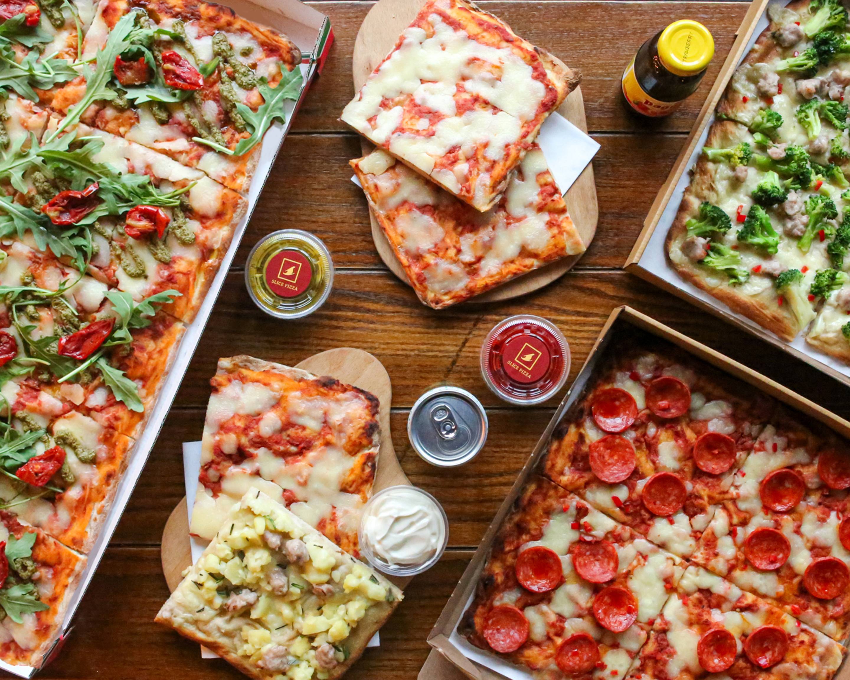 Slice Pizza Menu - Takeaway in Manchester | Delivery menu & prices ...