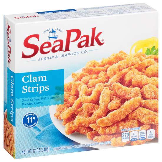 Seapak Clam Strips Hand Shucked Oven Crispy Clams | Delivery Near You ...