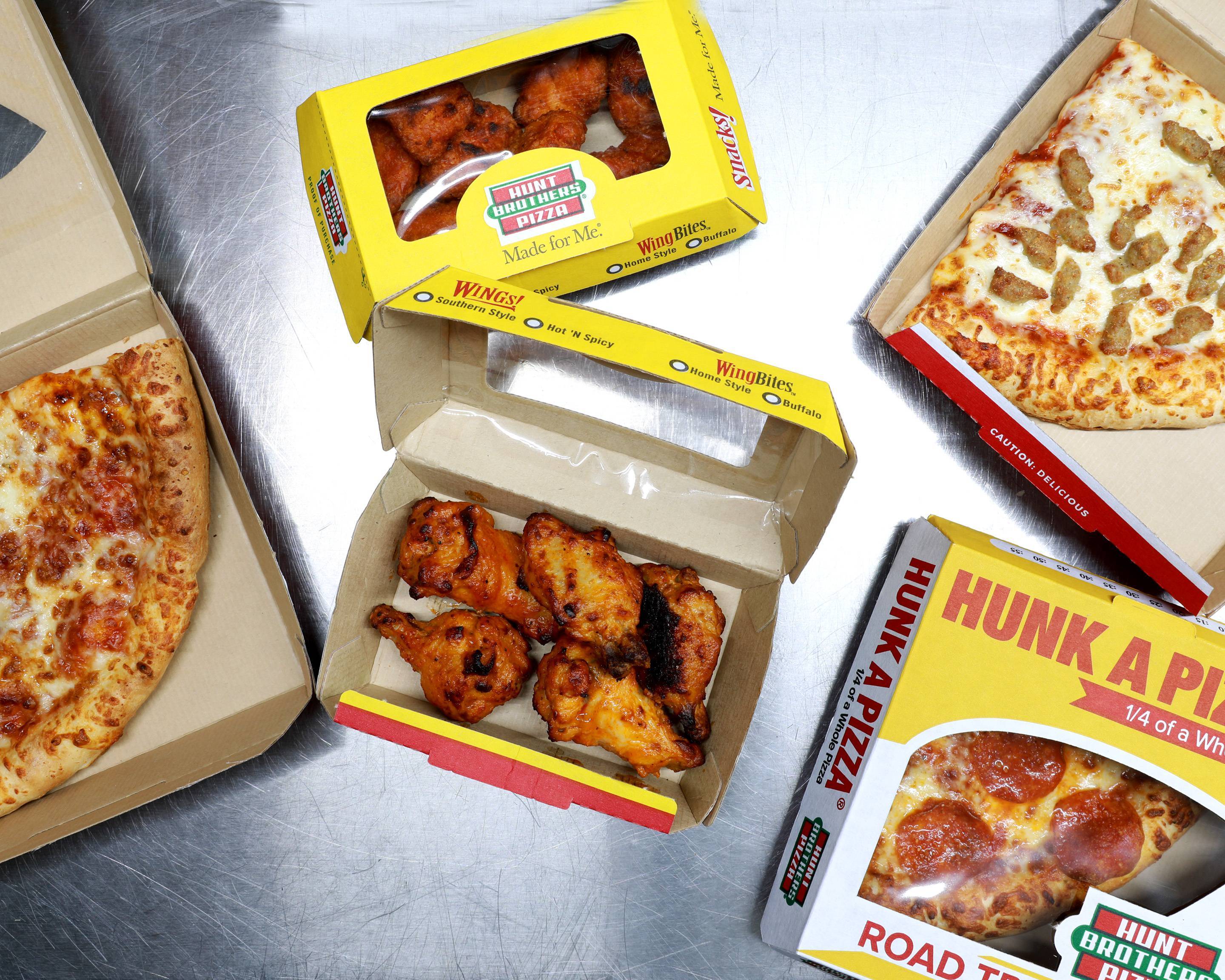 Hunt brothers pizza Menu New Chicago • Order Hunt brothers pizza ...