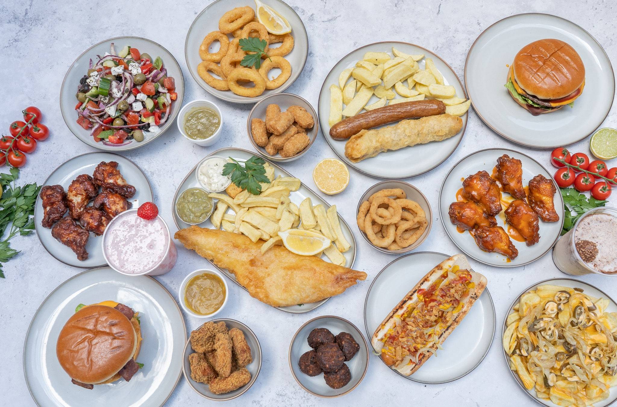 Ocean Fish Bar and Burgers Menu - Takeaway in London | Delivery Menu ...