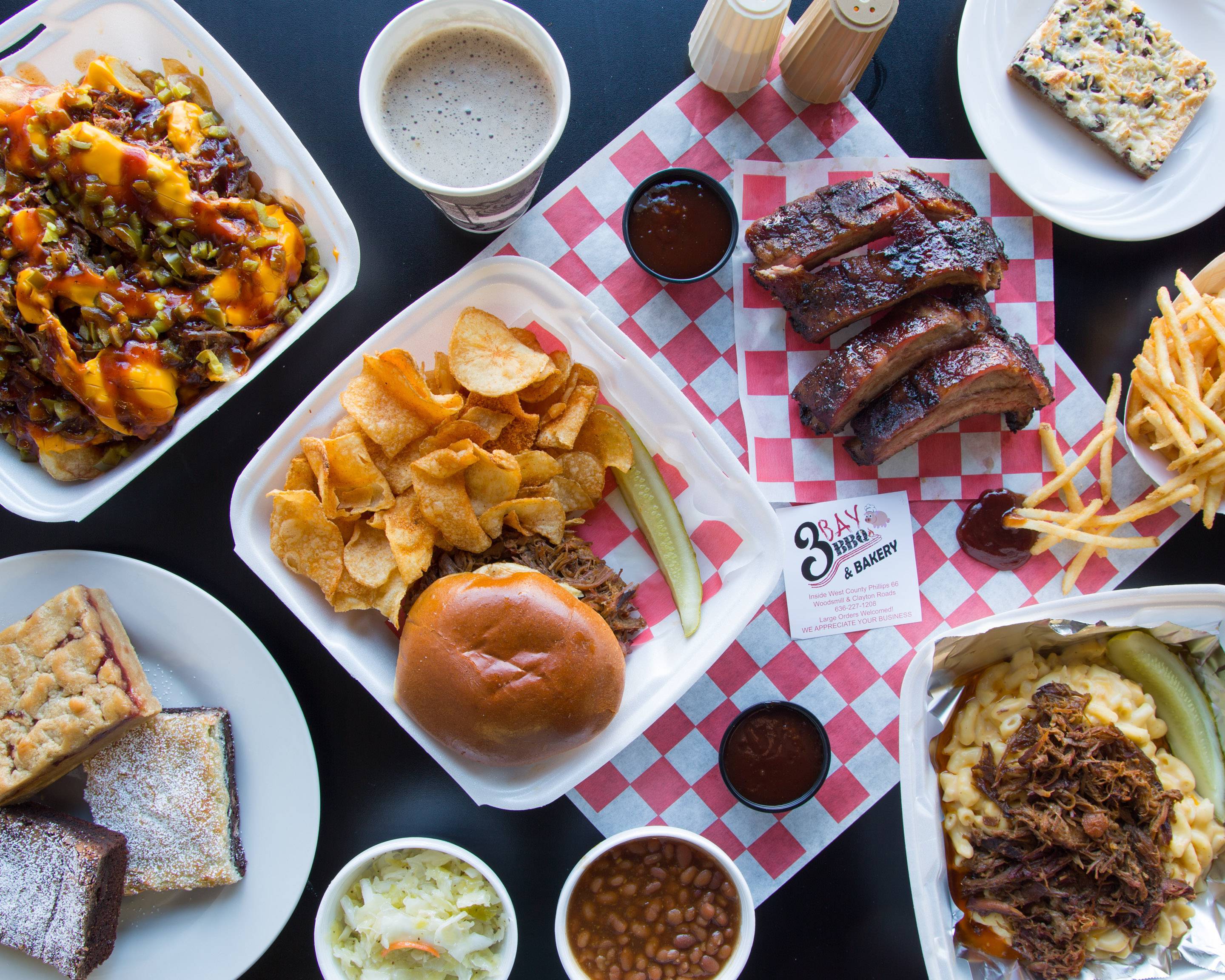 3 Bay BBQ & Bakery Menu Saint Louis • Order 3 Bay BBQ & Bakery Delivery ...
