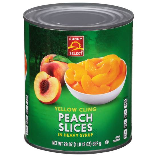 Sunny Select Yellow Cling Slices in Heavy Syrup (peach) | Delivery Near ...