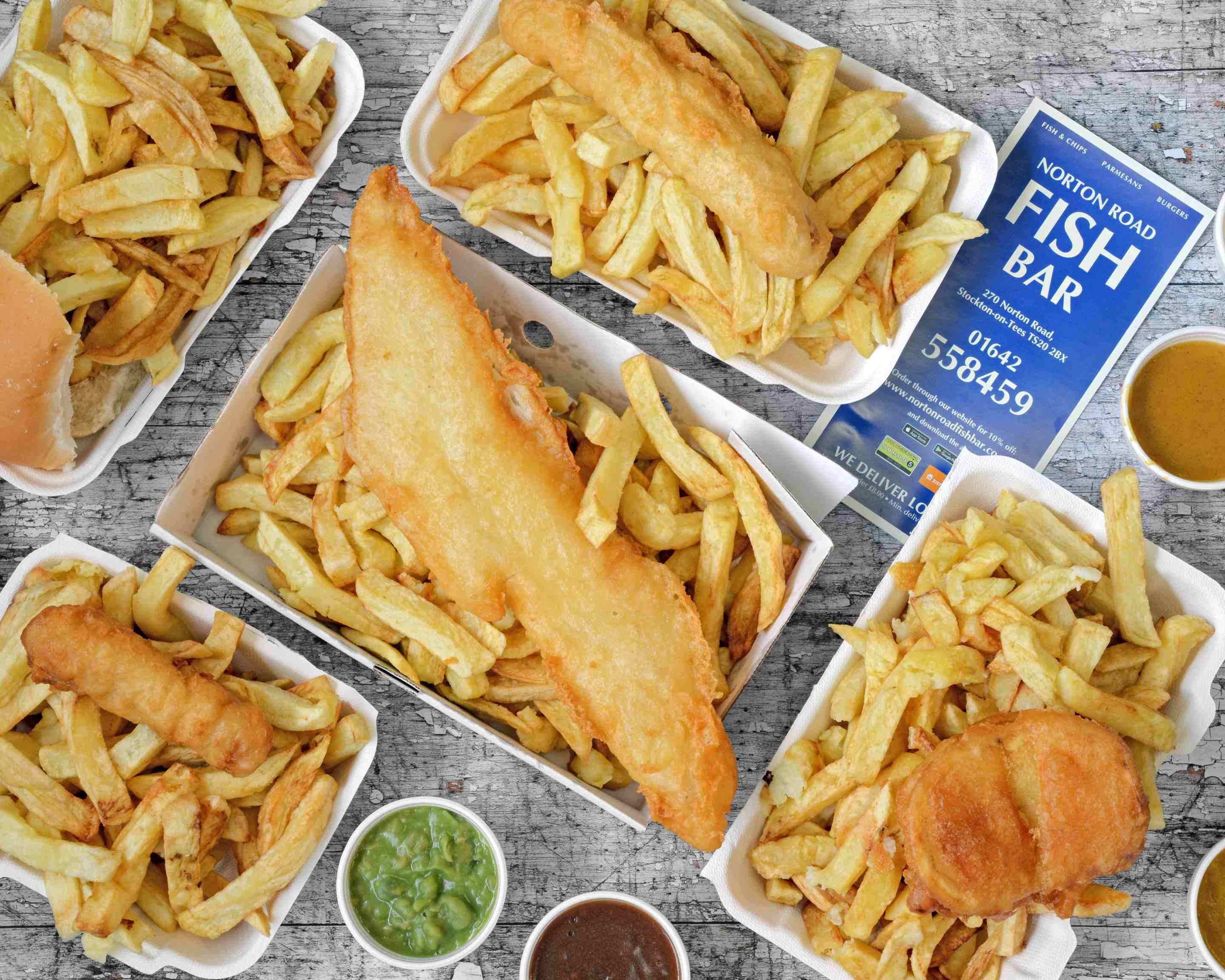 Norton Road Fish Bar Menu Deals & Prices - Stockton-On-Tees Delivery ...