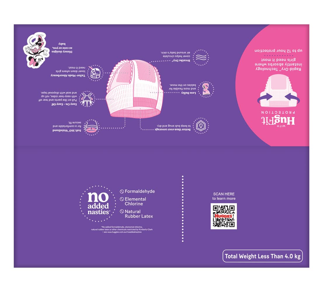 Huggies Ultra Dry Nappy Pants Girls Delivery Near Me | Order Online ...