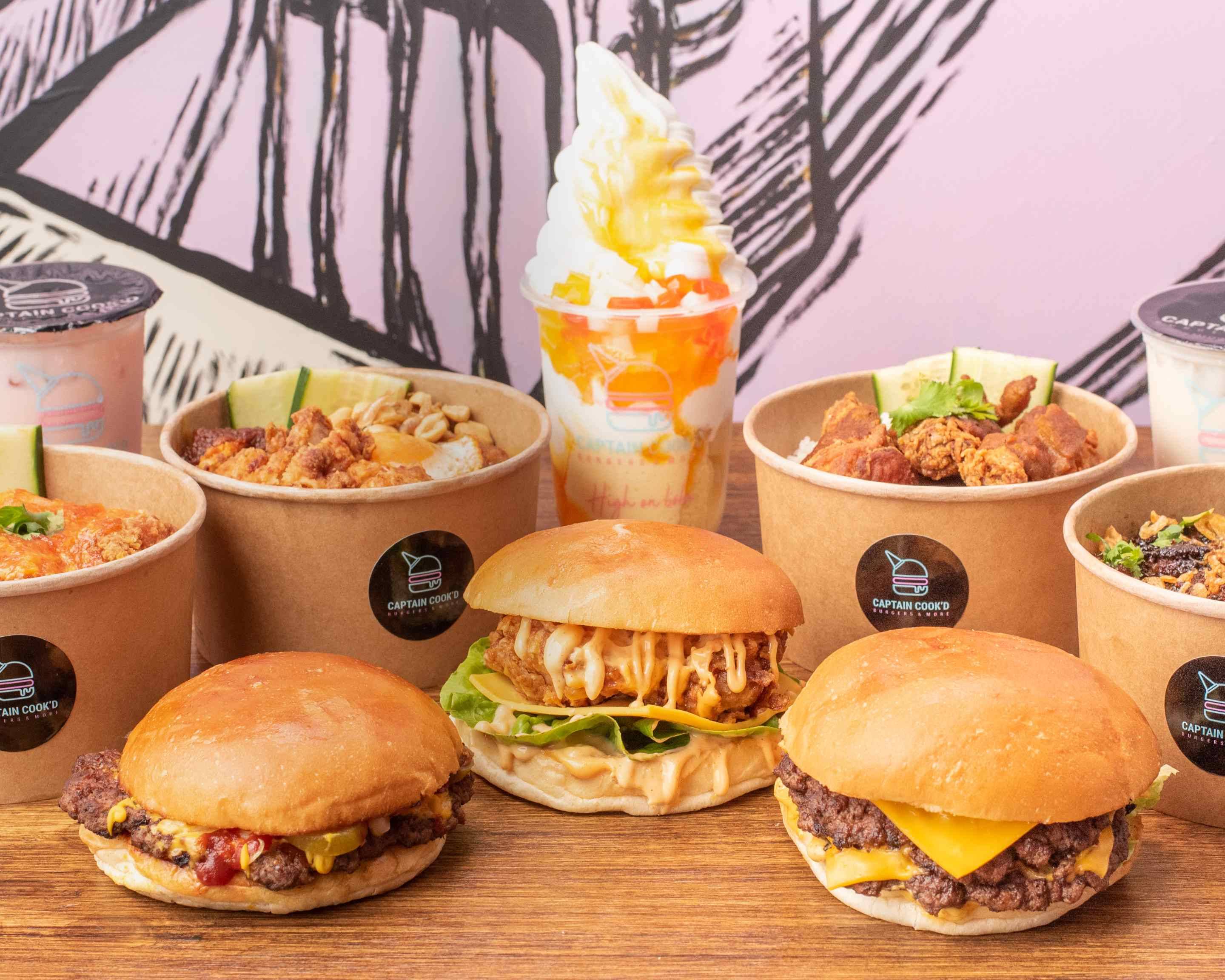 Order Captain Cook'd Burgers | Menu & Prices | Melbourne Delivery ...