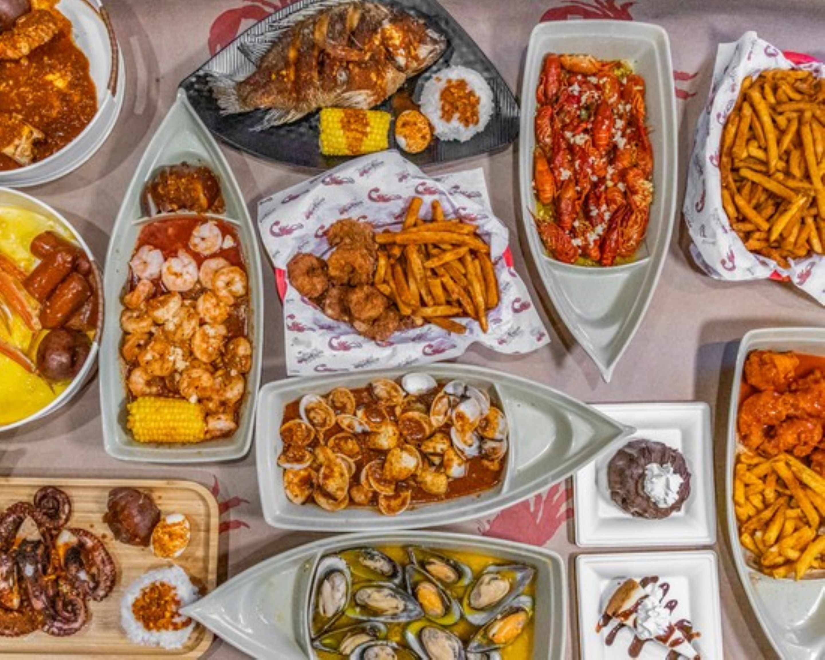 Order The Cajun Trap Menu Delivery【Menu & Prices】| Palm Springs | Uber Eats