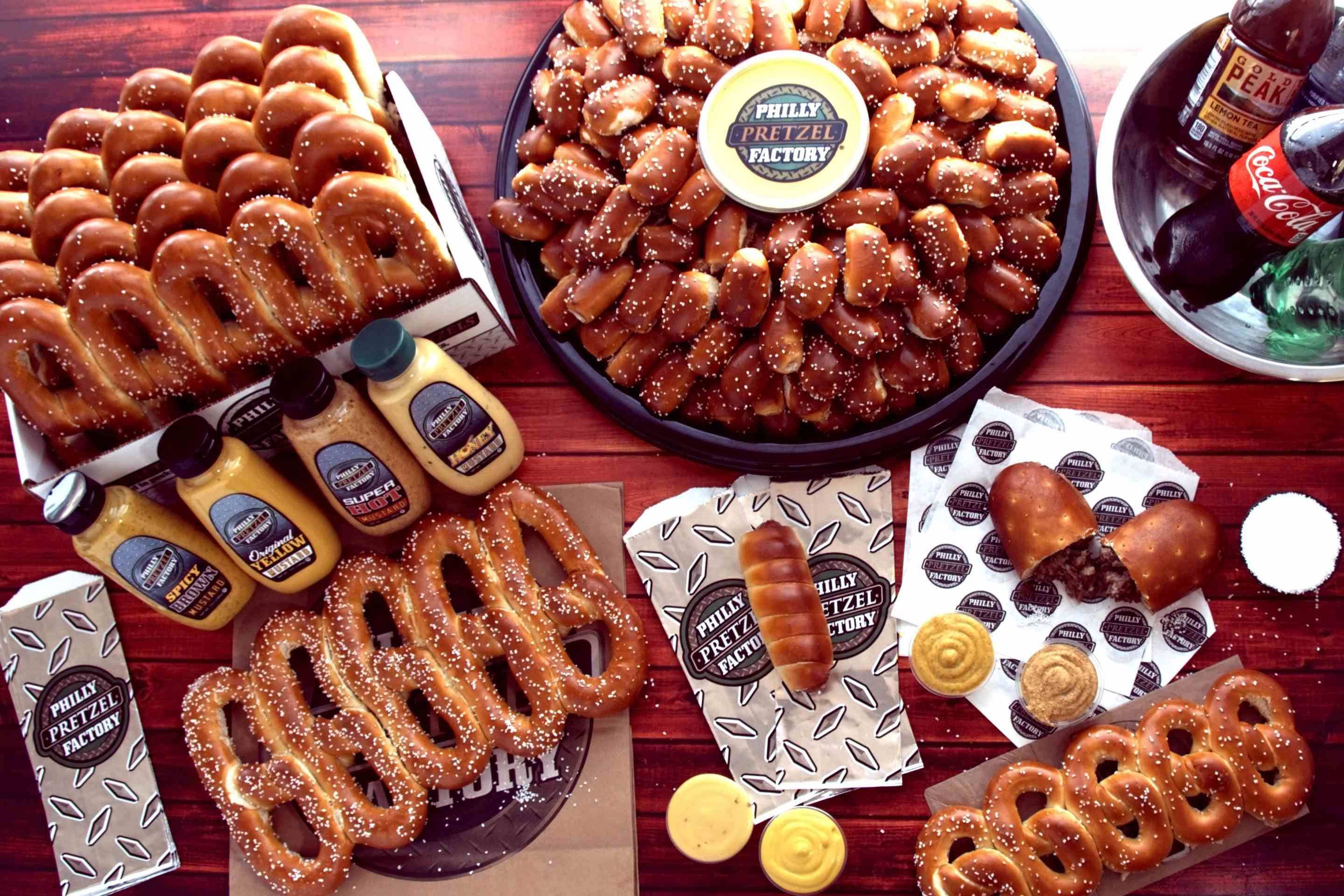 Philly pretzel factory menu store