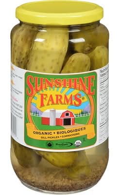 Sunshine Farms Cornichons bio - organic pickles Delivery Near Me ...