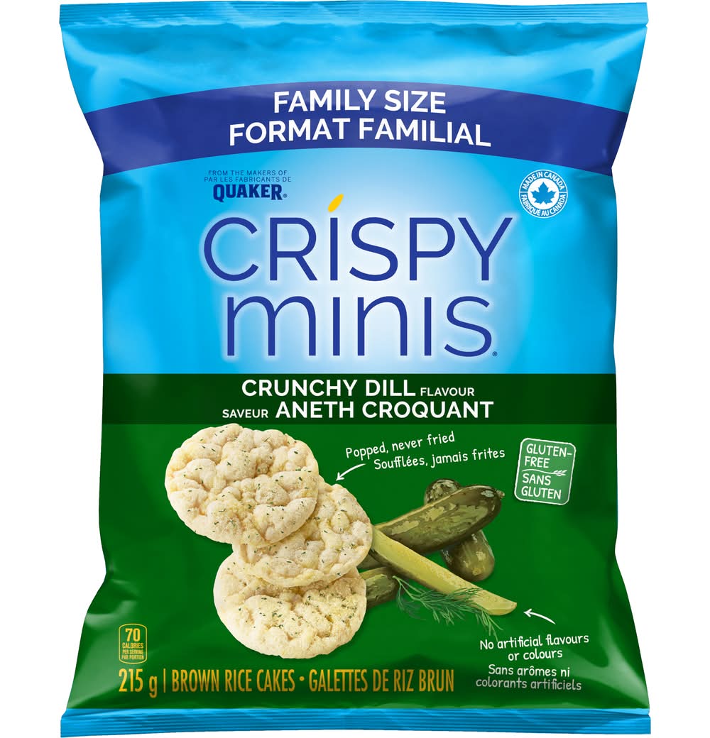 Crispy Minis Galettes de riz brun sans gluten - gluten free brown rice ...