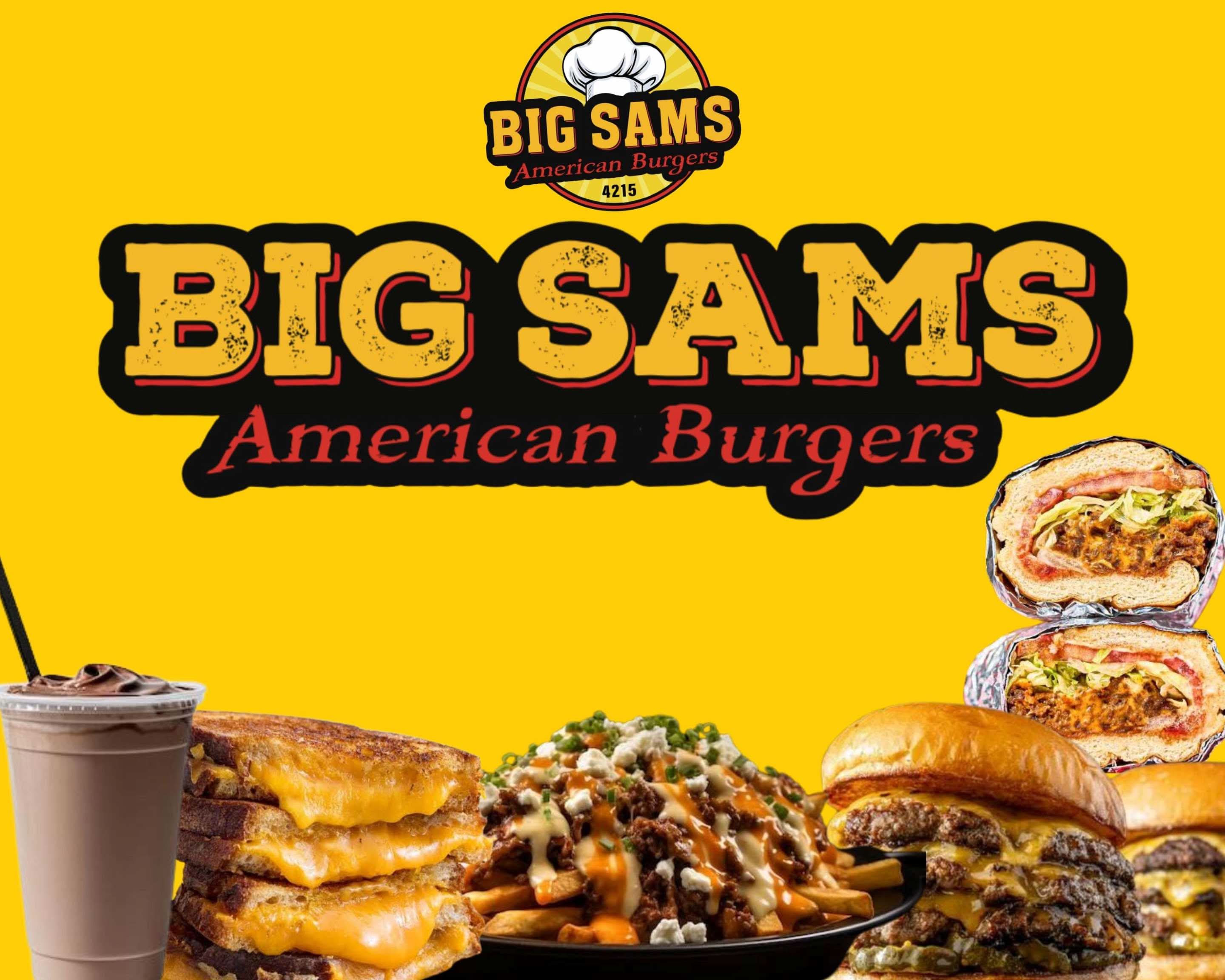 Big Sams American Burgers Menu Takeout in Gold Coast | Delivery Menu ...