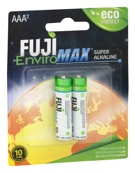 Fuji Enviromax Super Alkaline Batteries Aaa (2 ct) | Delivery Near You ...