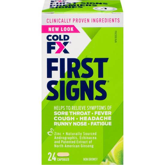 Cold fx first signs capsules - first signs capsules (24 ea) | Delivery ...