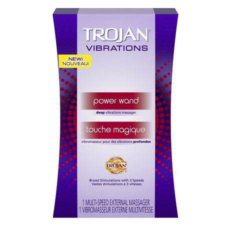 Trojan trojan vibrations power wand deep vibrations massager - vibrations power wand deep ...
