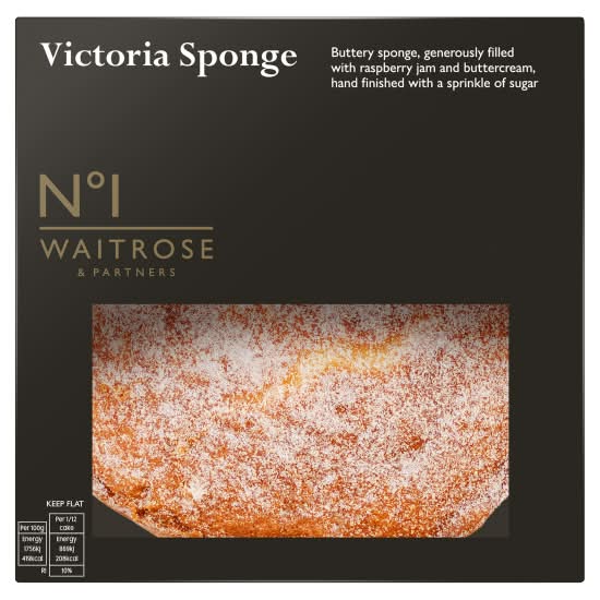Order No.1 Waitrose & Partners Victoria Sponge Cake - Delivery Near me ...