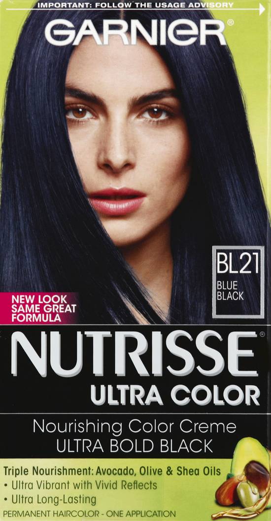 Blue Black Hair Dye Garnier