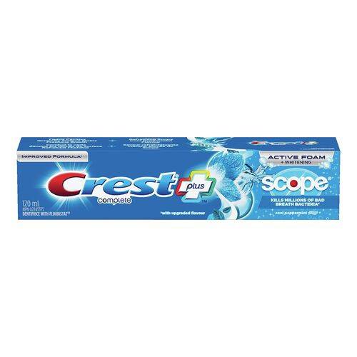 Crest Complete Plus Scope Whitening Toothpaste (120 ml) | Livraison à ...