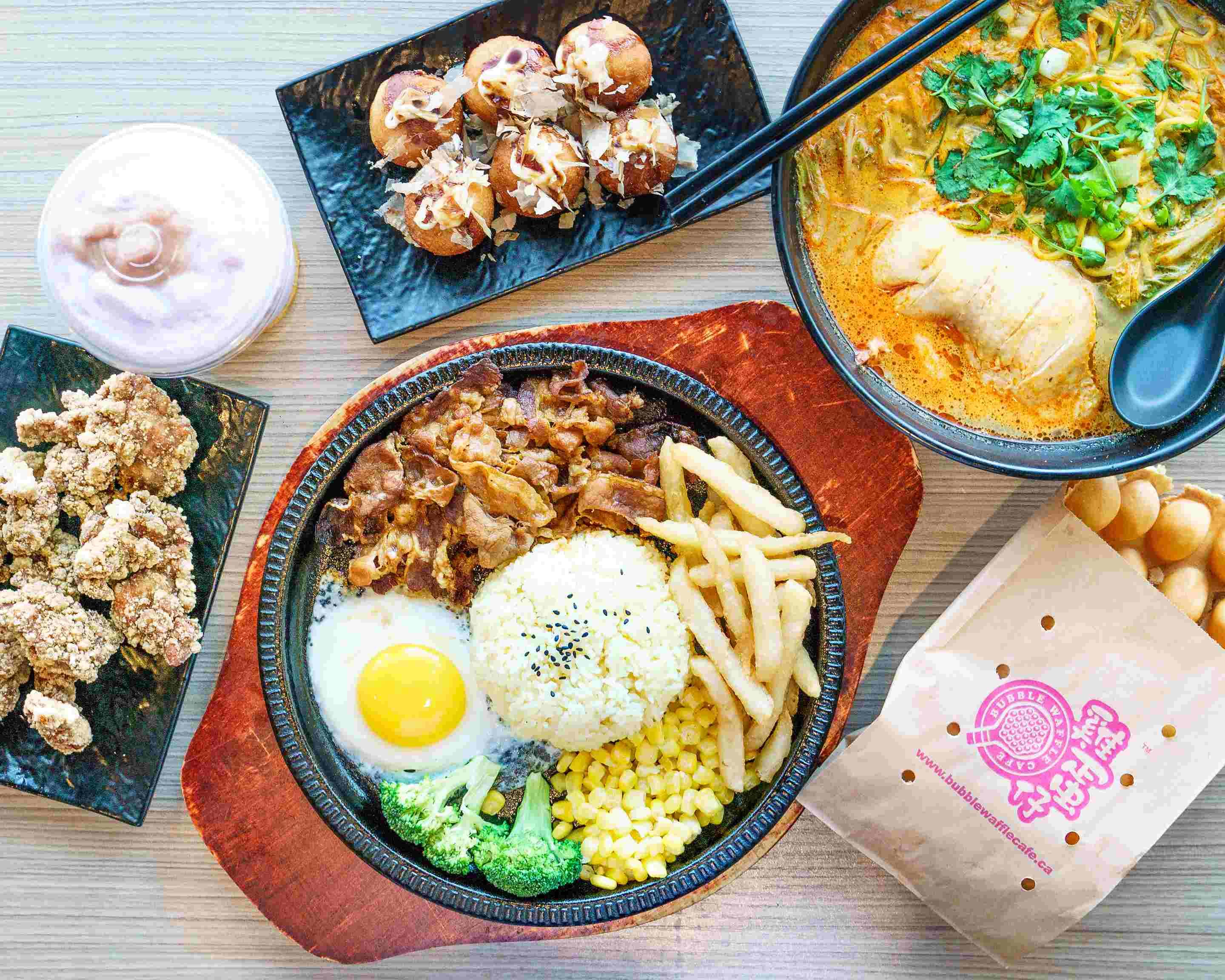 Order Bubble Waffle Cafe (Marine Gateway) - Menu & Prices - Vancouver ...