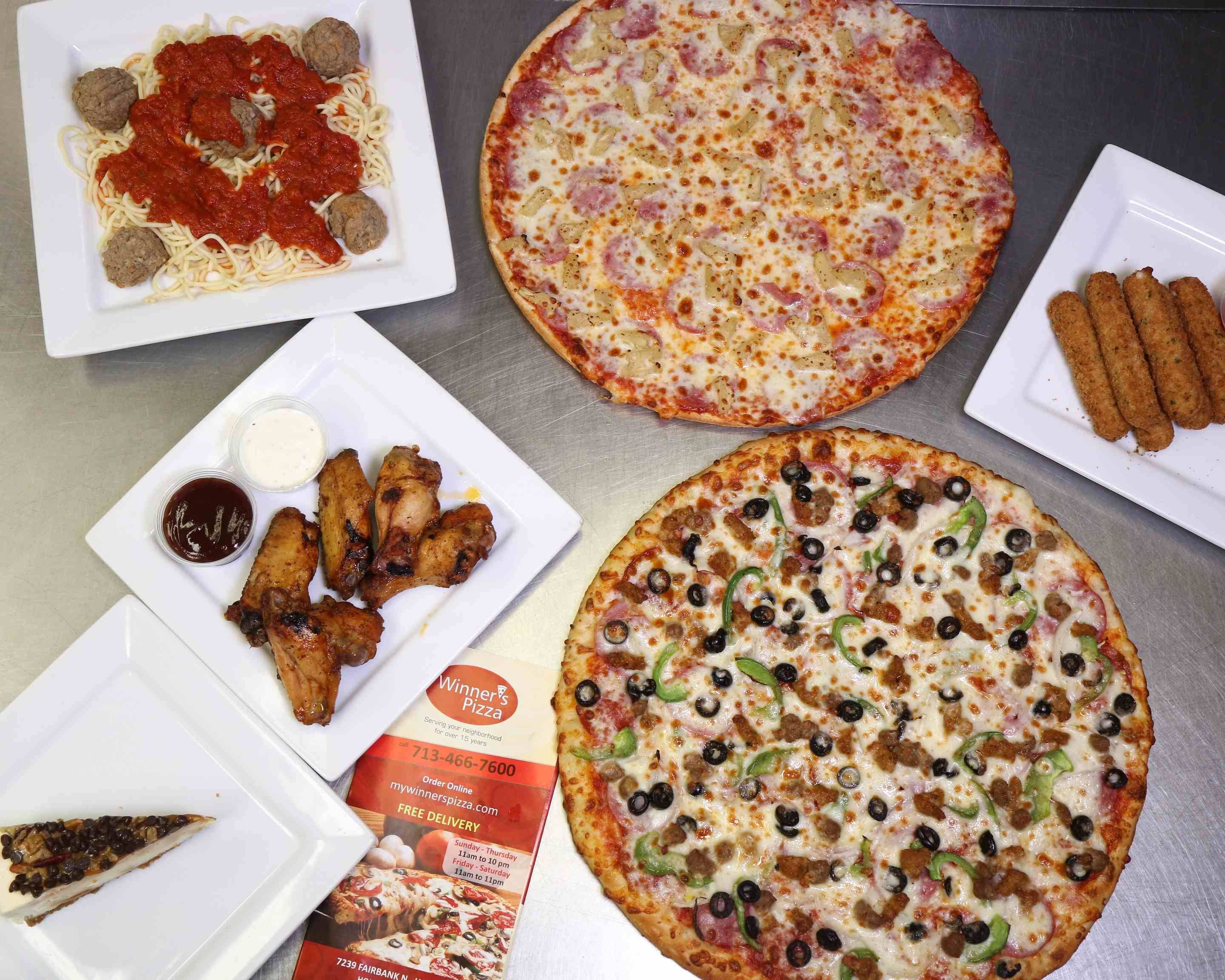 Winner's Pizza Menu Houston • Order Winner's Pizza Delivery Online ...