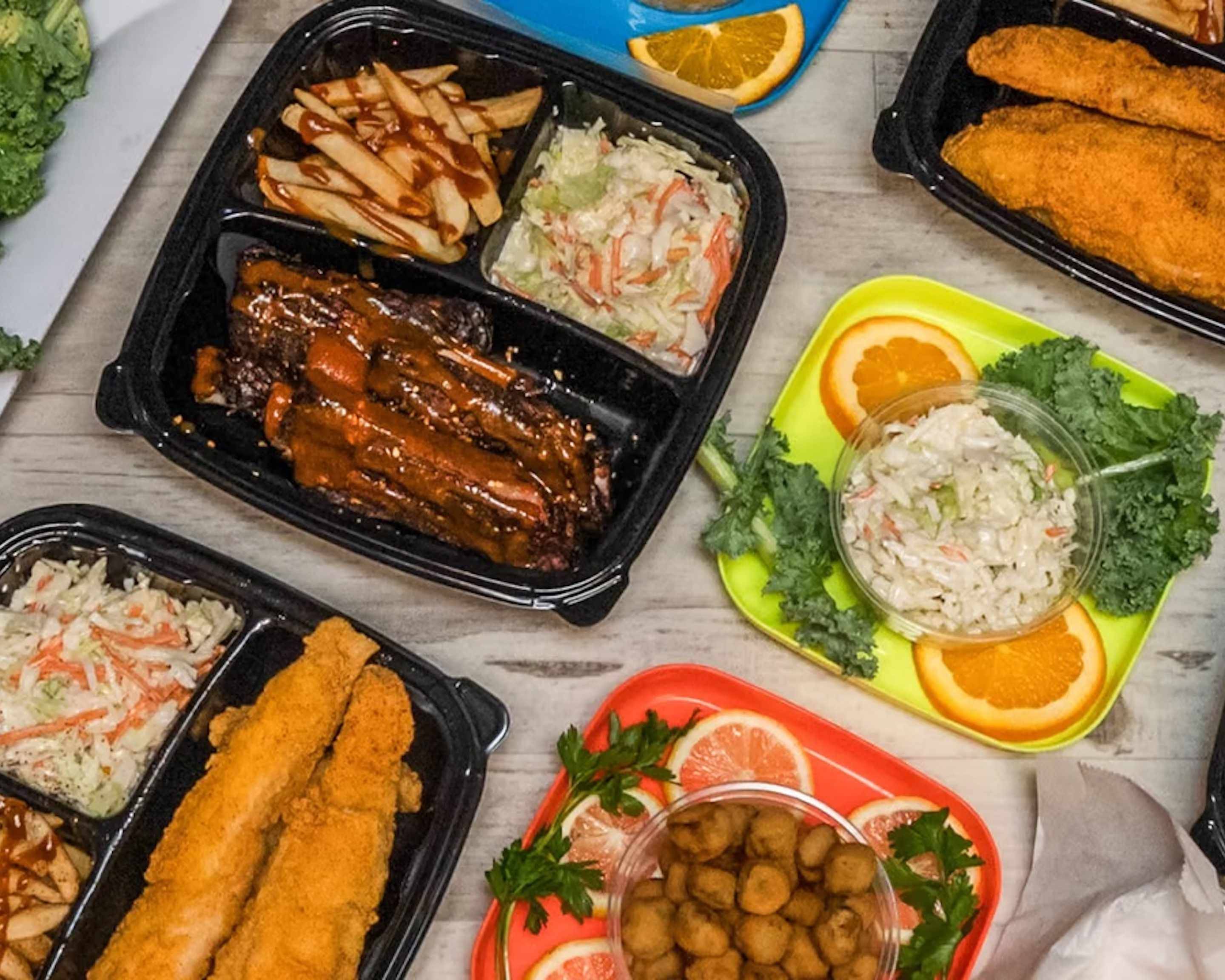 Order B&M BBQ Ribs, Wings, Fish, Beef and Polish Boys-Downtown Hub ...