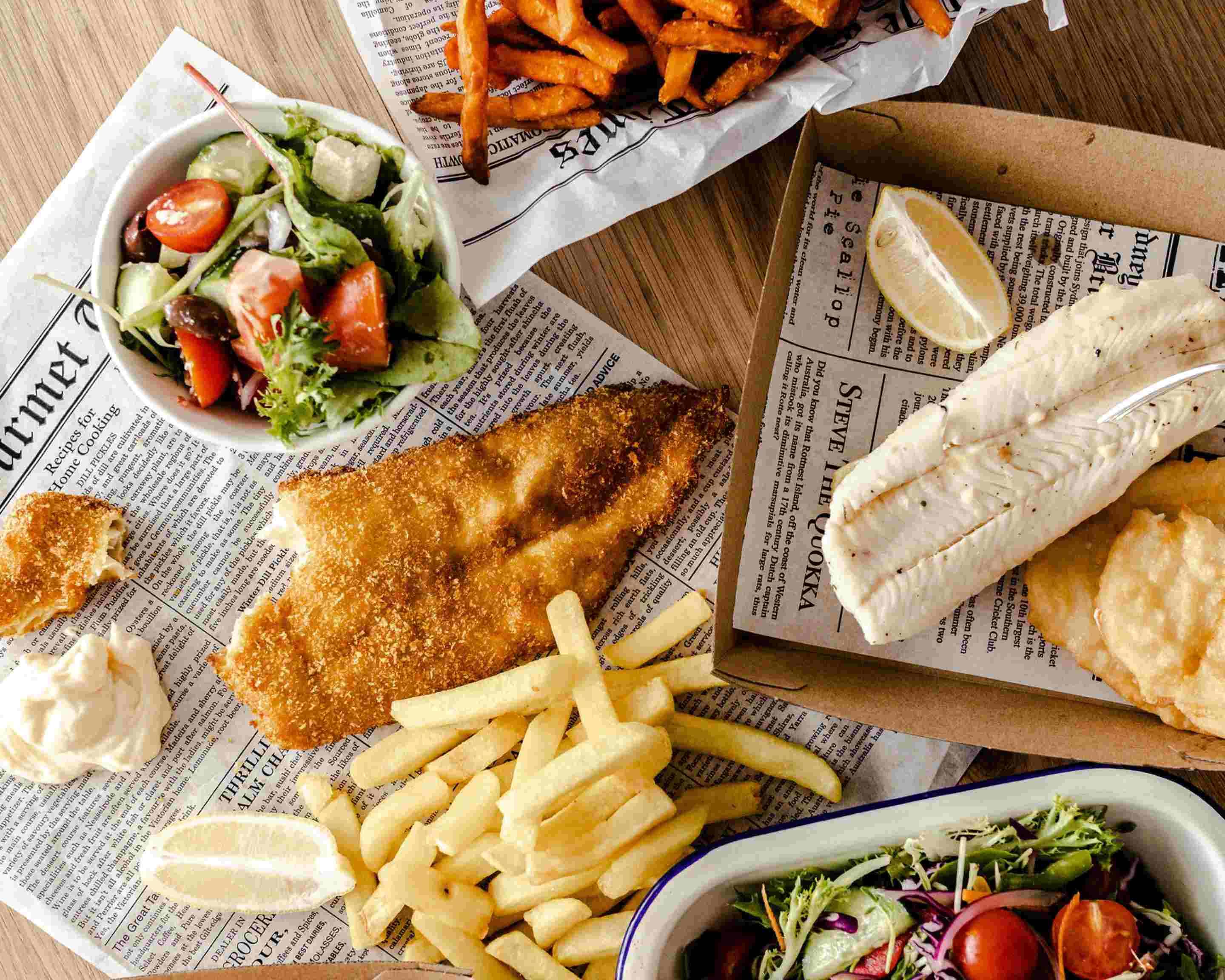 Order Salt Village Fish and Chips | Menu & Prices | Gold Coast Delivery ...