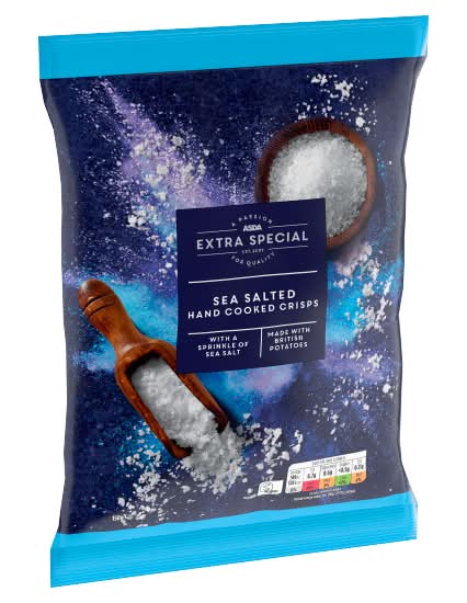 Order ASDA Extra Special Sea Salted Hand Cooked Crisps - Delivery Near ...