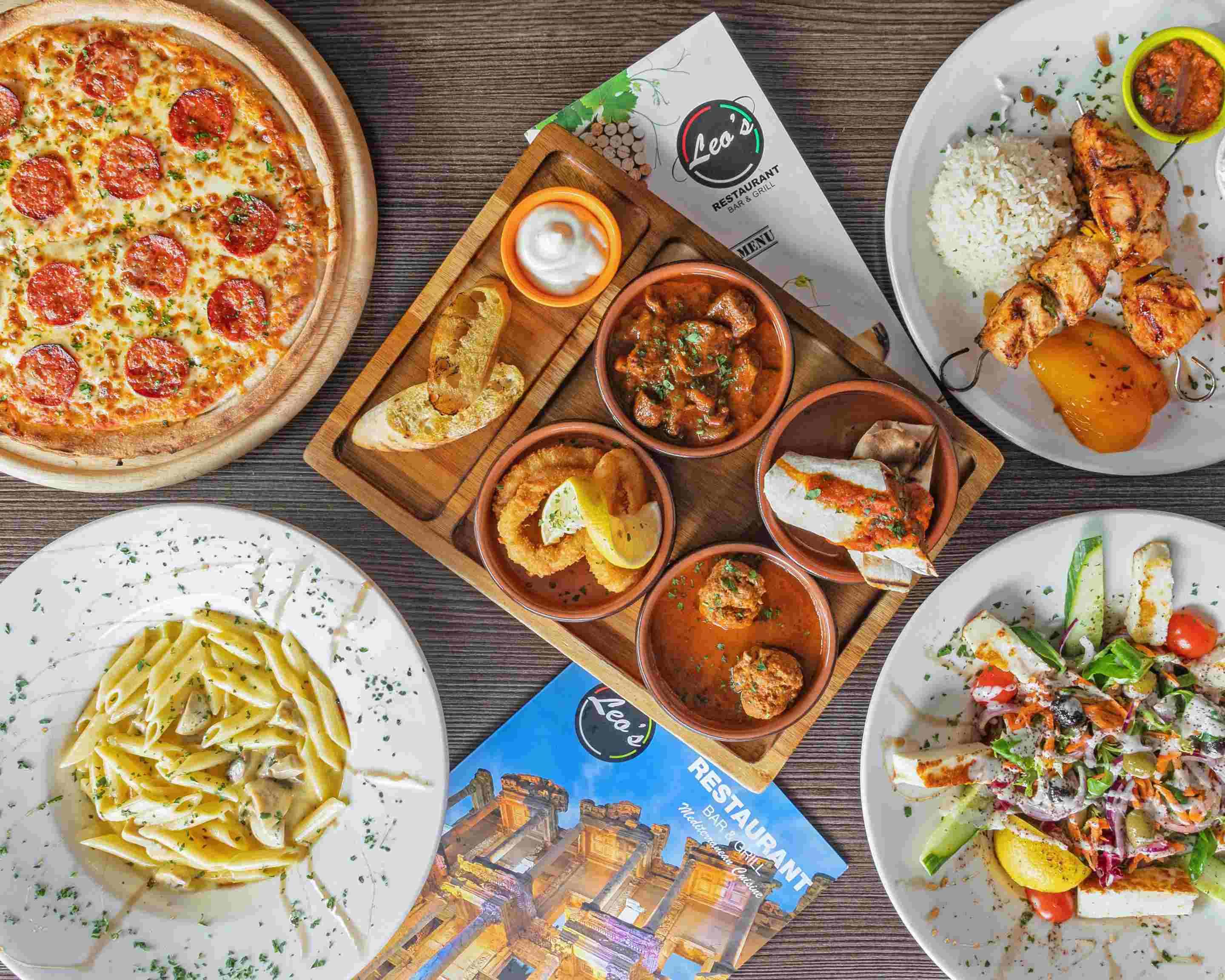 Leo's Restaurant Bar & Grill Menu & Prices - St Helens Delivery - Order ...