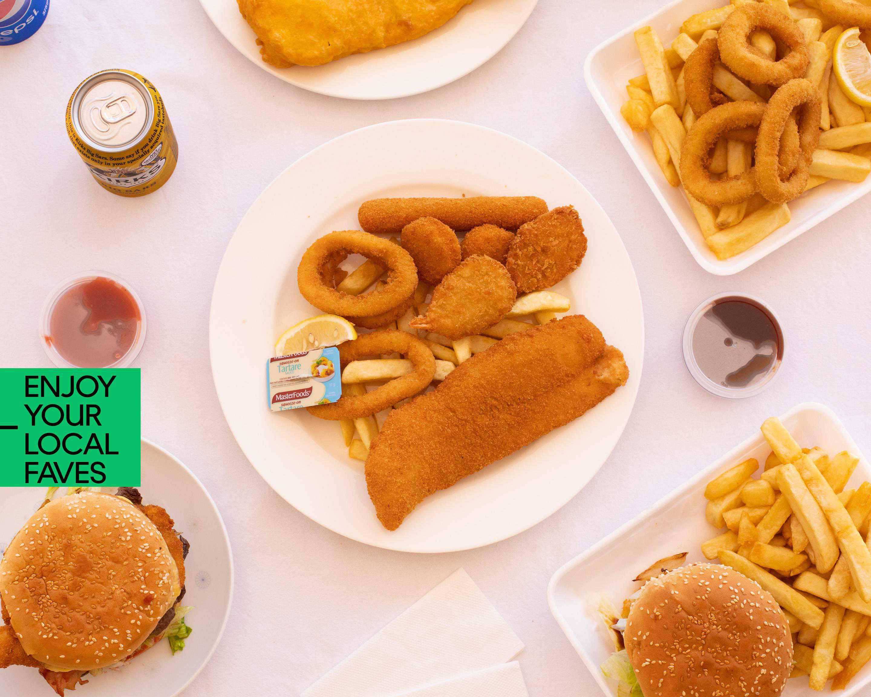 Order Flathead Fish and Chips Delivery Online | Brisbane | Menu ...