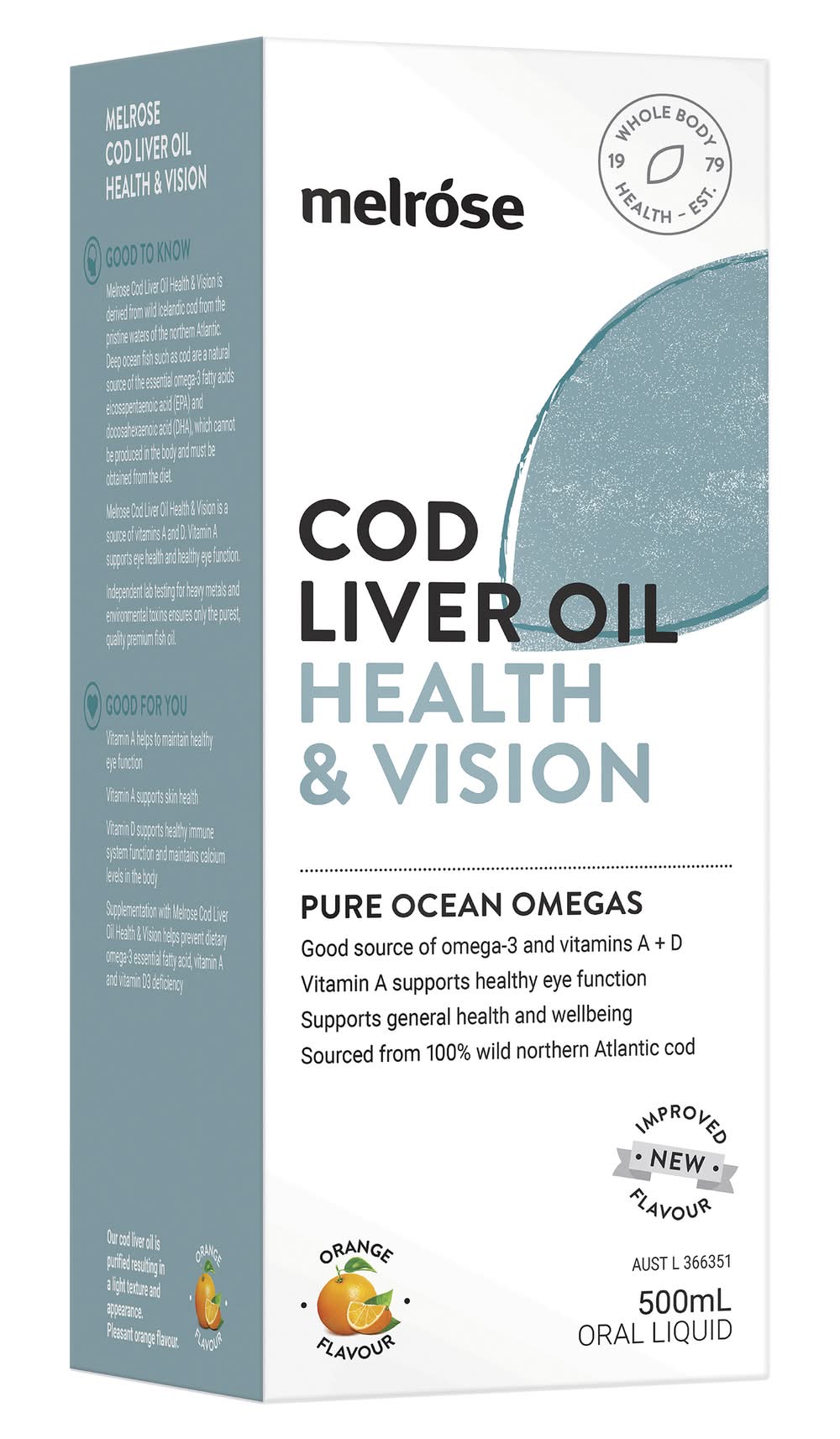 Melrose International Premium Omega Cod Liver Oil Delivery Near Me ...