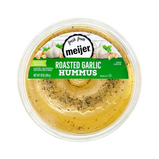 Fresh From Meijer Roasted Garlic Hummus (10 oz) | Delivery Near You ...