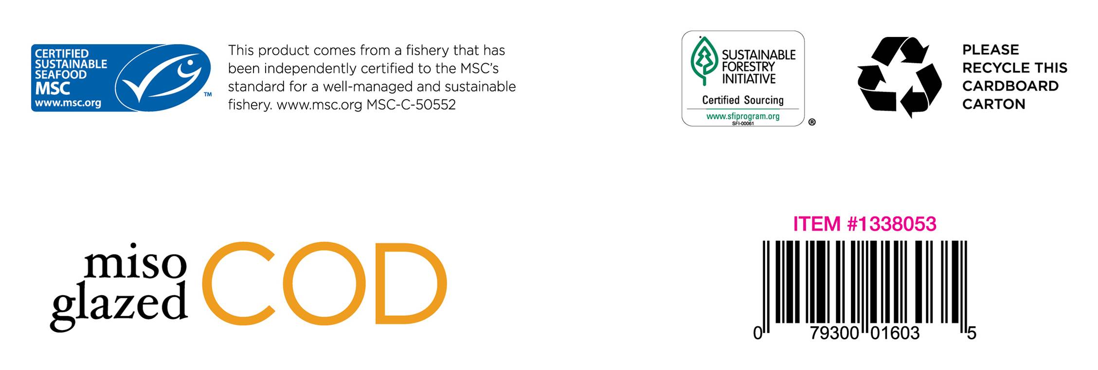 High Liner Miso Glazed Cod - Delivery in Under an Hour | Frozen Fish ...