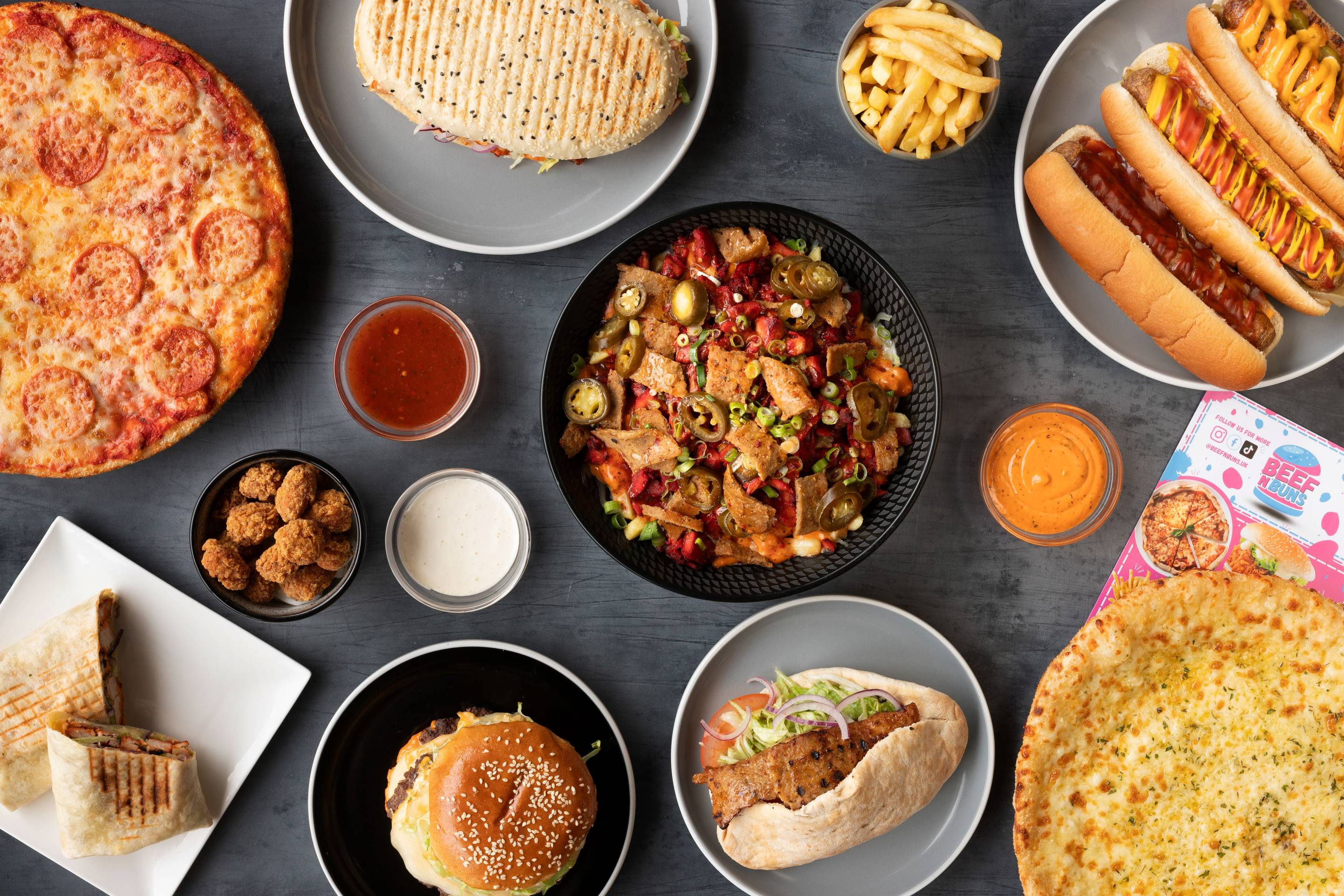 BEEF N BUNS Menu Deals & Prices - Solihull Delivery - Order with Uber Eats