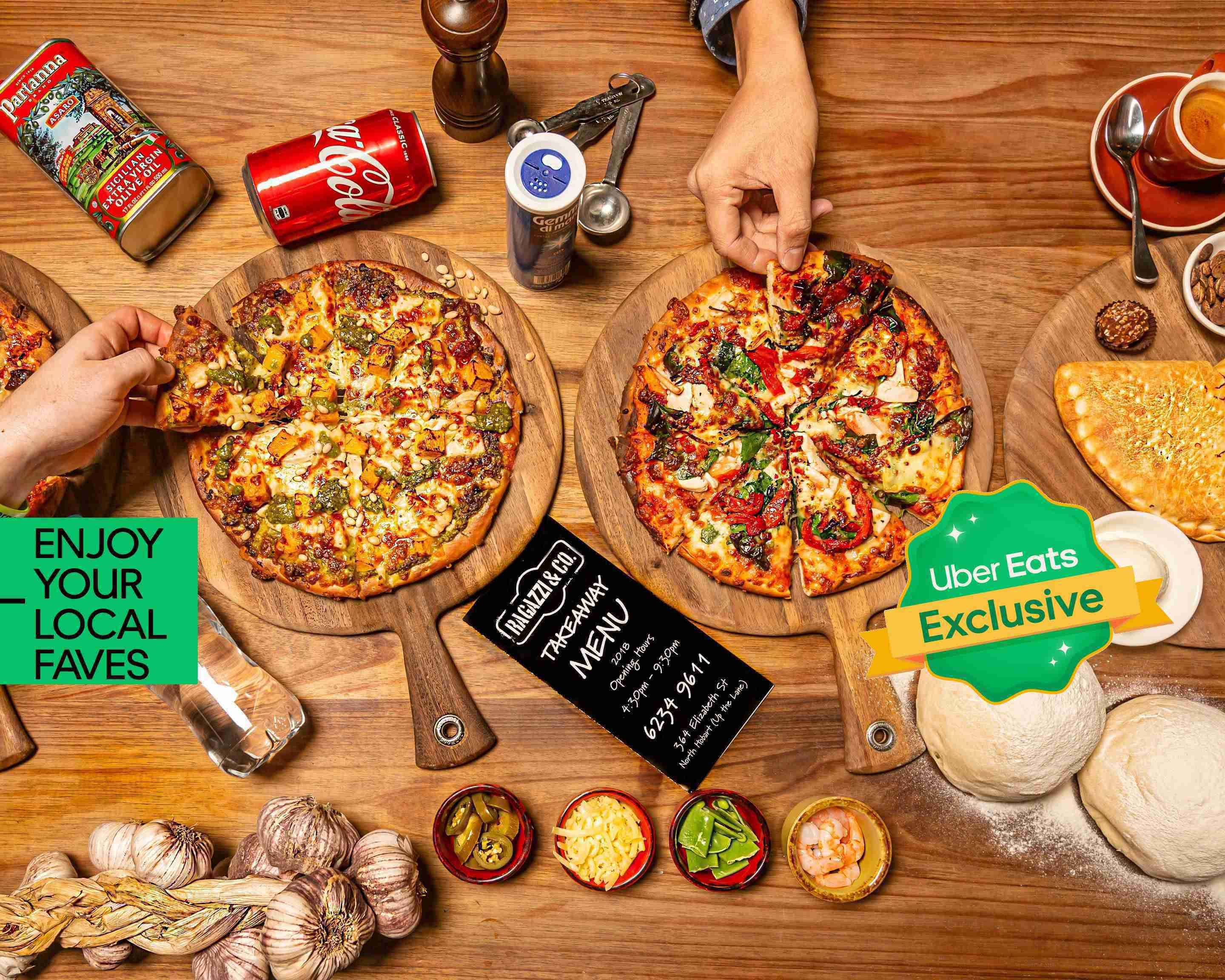 Order Ragazzi & Co. Delivery Online | Hobart | Menu & Prices | Uber Eats