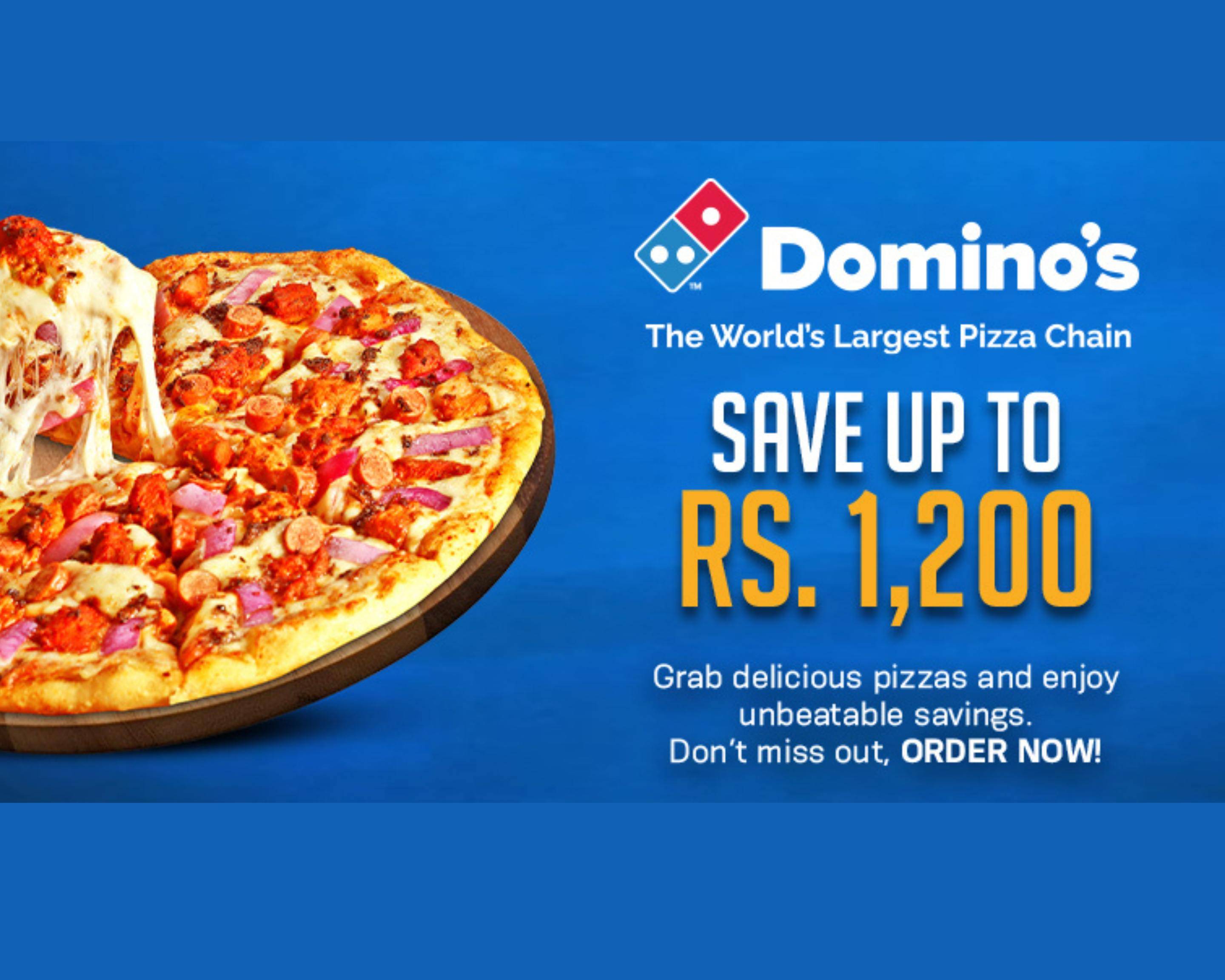 Domino's Pizza - Union Place Delivery | Colombo | Uber Eats