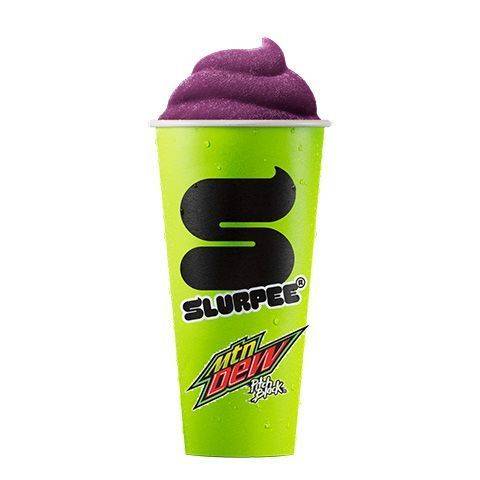 Mountain Dew Voltage Slurpee