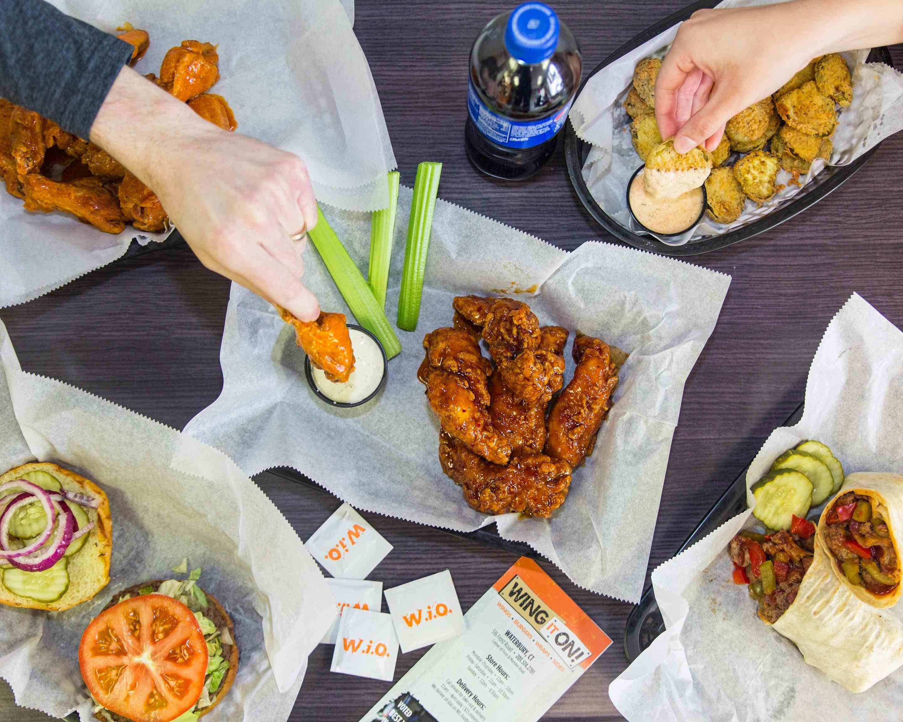 Order One Stop Wings Menu Delivery【Menu & Prices】| Connecticut | Uber Eats