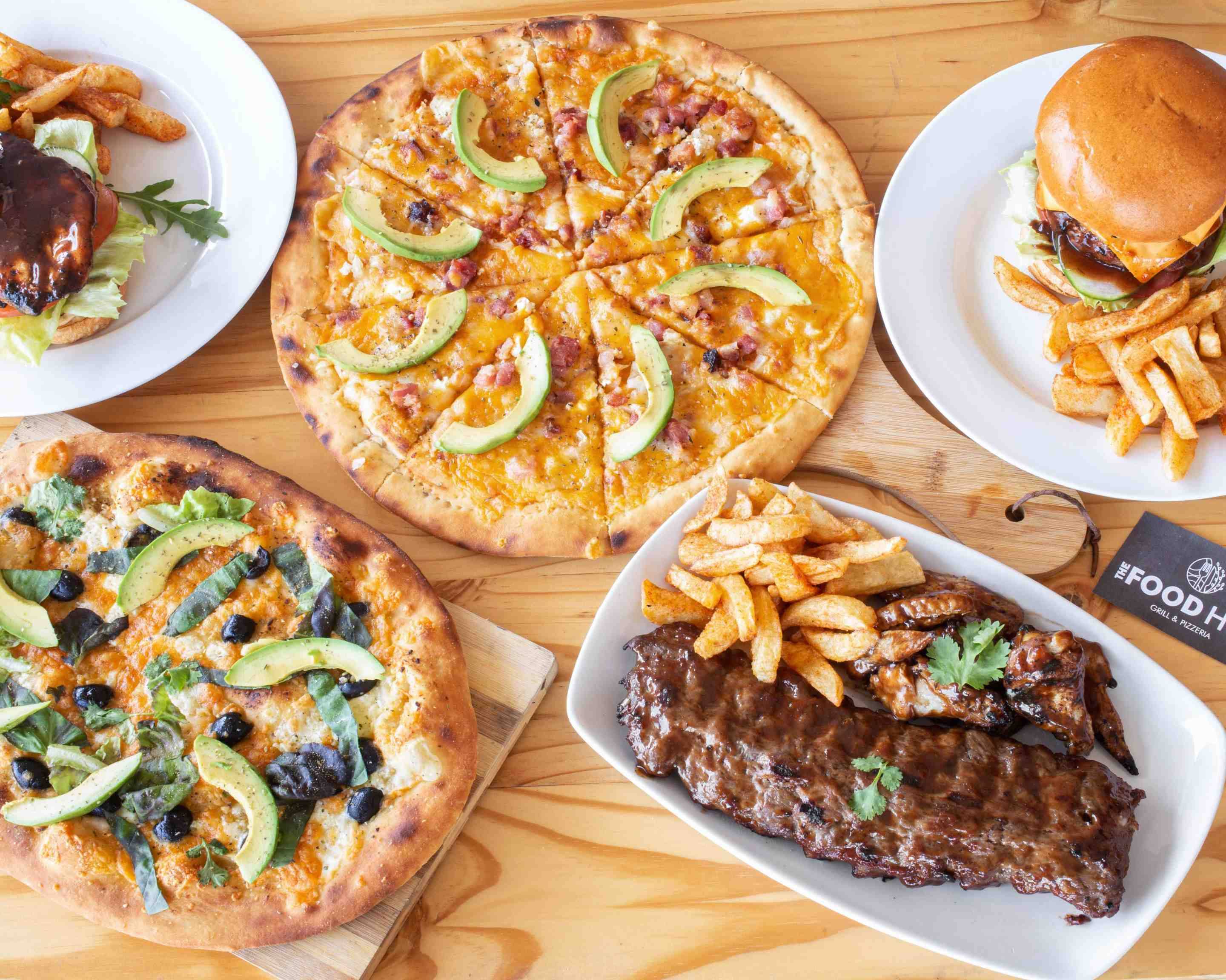 Order The Food Hub Grill And Pizzaria Menu Delivery Online | Cape Town ...