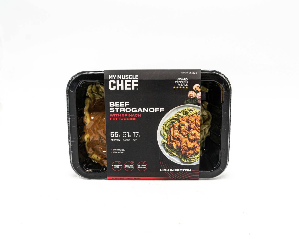 My Muscle Chef Beef Stroganoff & Fettuccine Delivery Near Me | Order ...