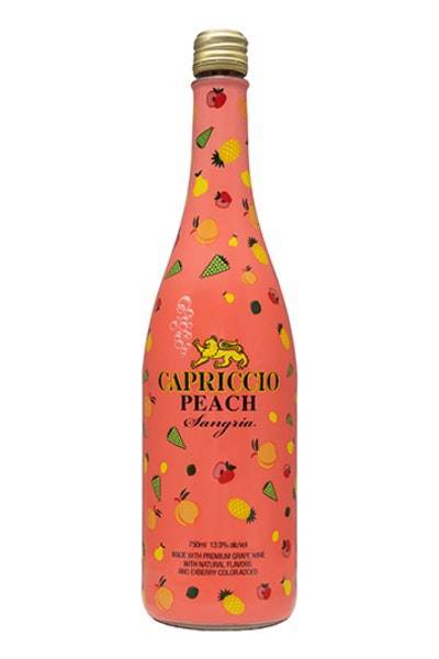 Capriccio Peach Sangria (750ml bottle) | Delivery Near You | Uber Eats