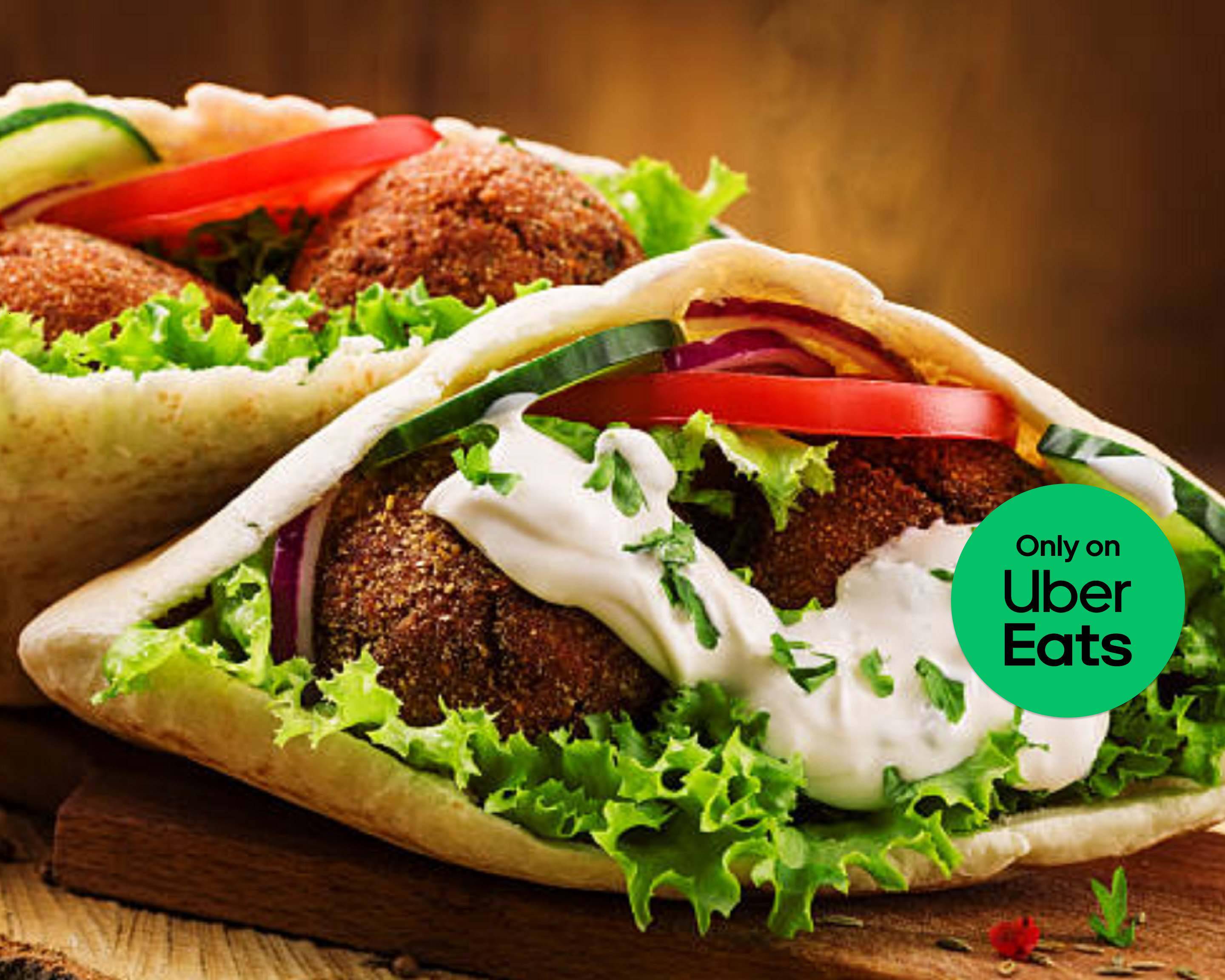 Falafel Wraps Menu Deals & Prices - London Delivery - Order with Uber Eats
