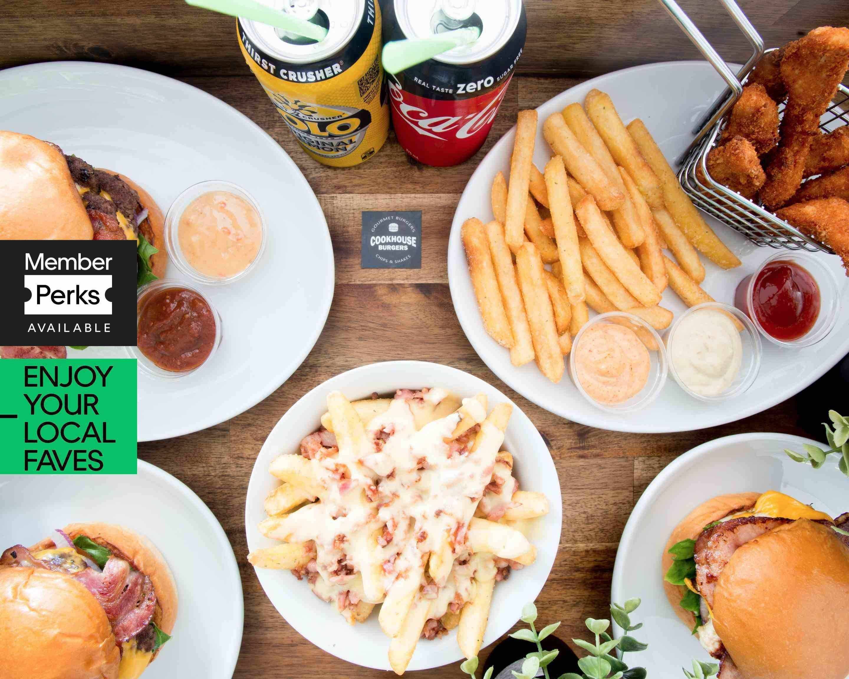 Cookhouse Burgers (Diamond Creek) Restaurant Menu - Takeout in ...